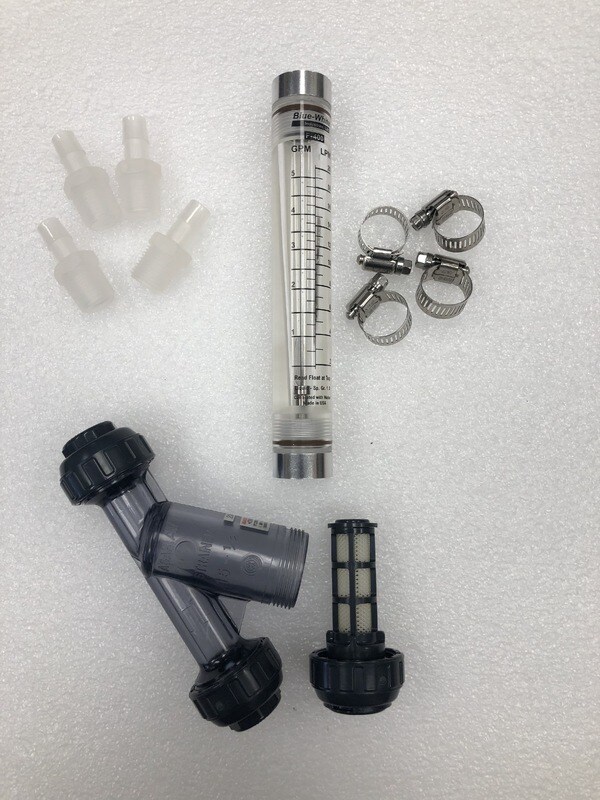 In-line Strainer - Flow Meter Kit | TJS Lasers